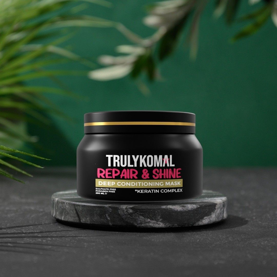 Repair & Shine Deep Conditioning Hair Mask - Trulykomal – Truly Komal